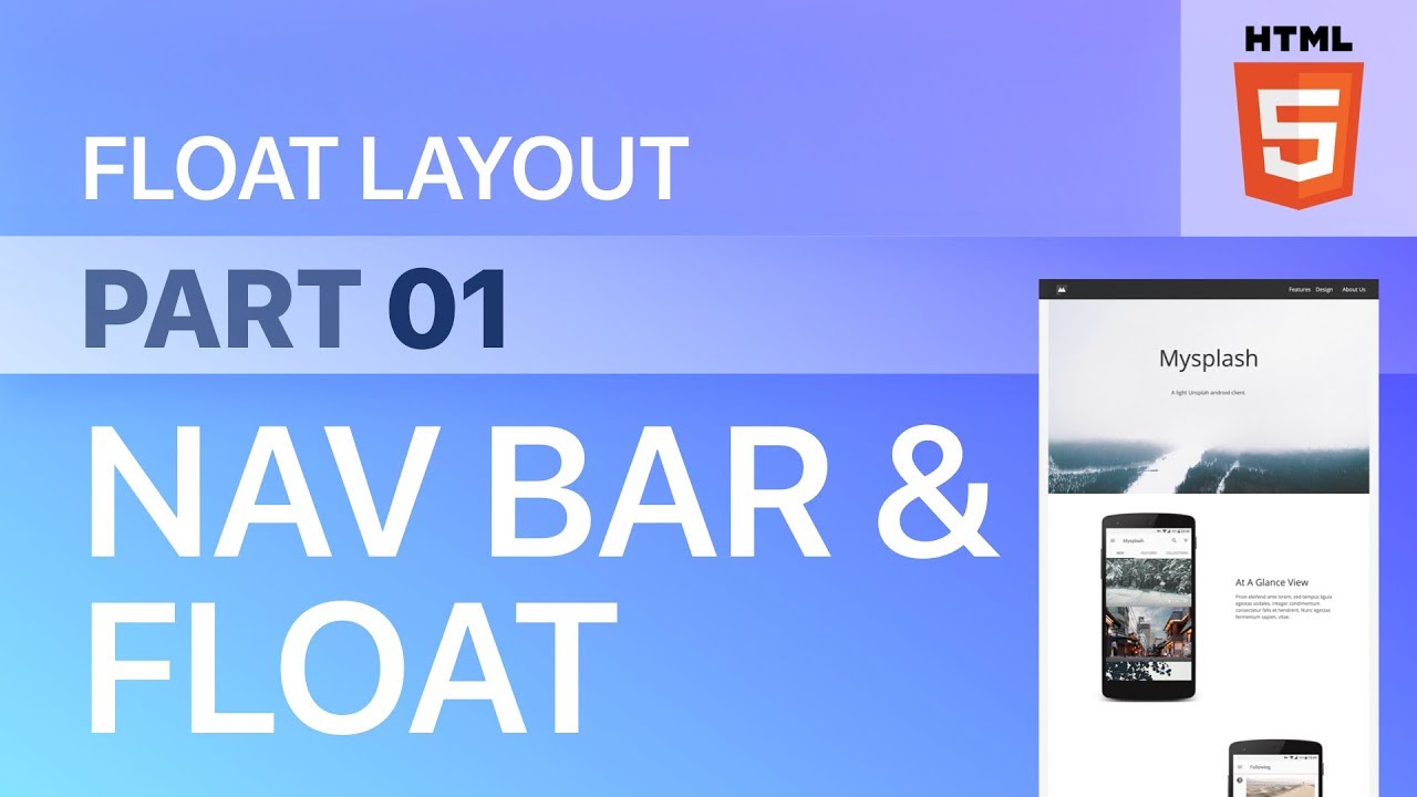 廣東話｜Pt. 1 - Navigation Bar 導覽列 & CSS Float - CSS Float Layout 排版 | Web ...