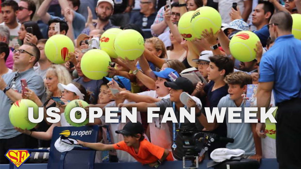 LIVE New York: US Open Fan Week 2024 - YouTube