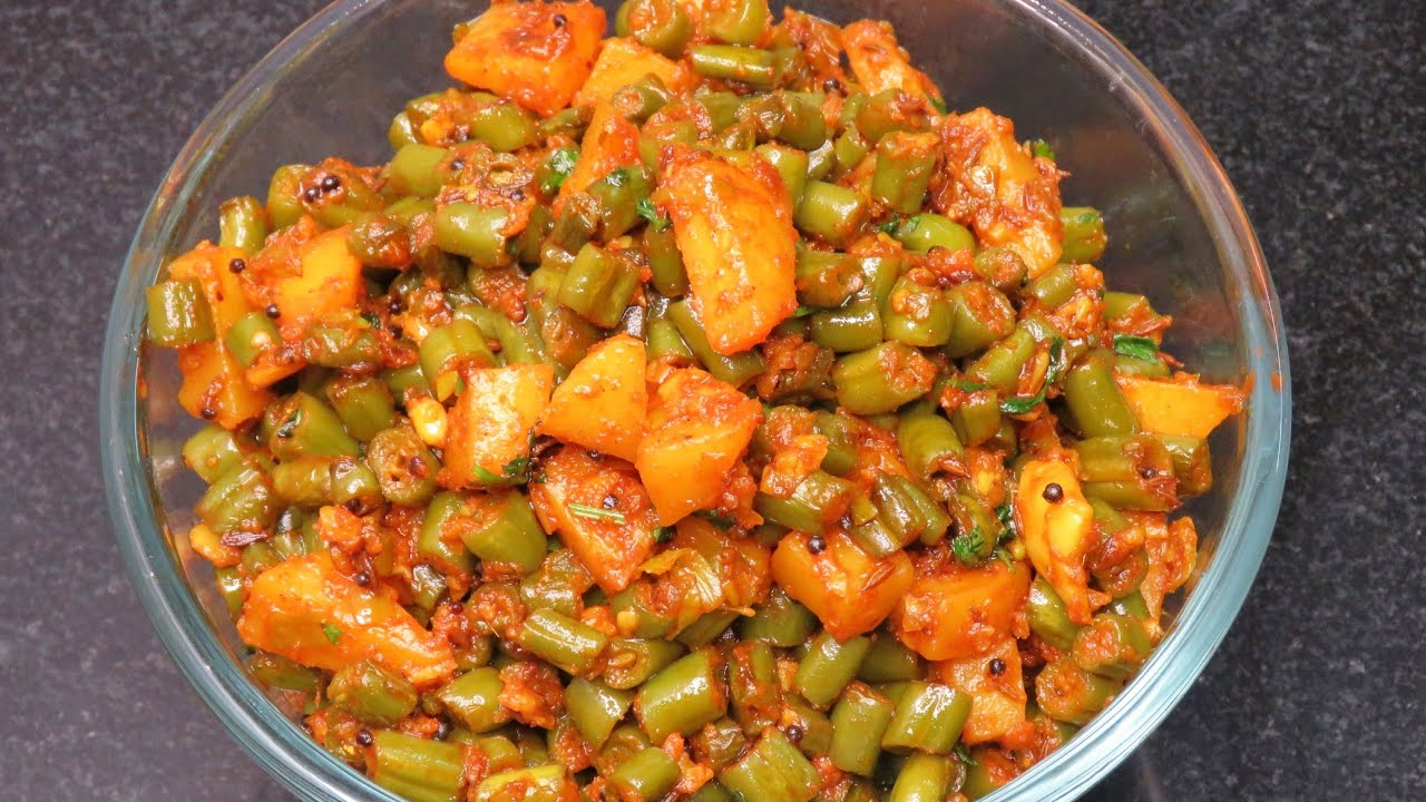 સ્વાદિષ્ટ ફણસી બટાટાનું સૂકું શાક બનાવવાની રીત | Fansi Batata Nu Shaak ...