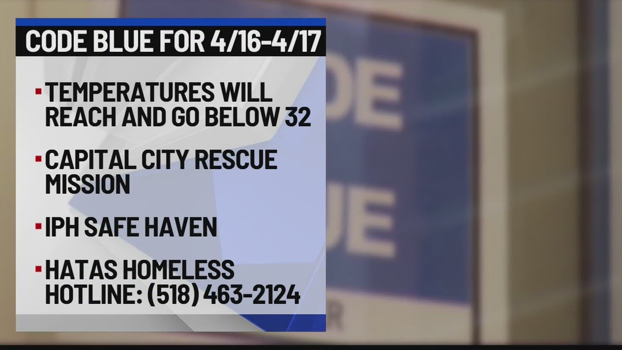 Code Blue Alert for 4/16-4/17 - YouTube
