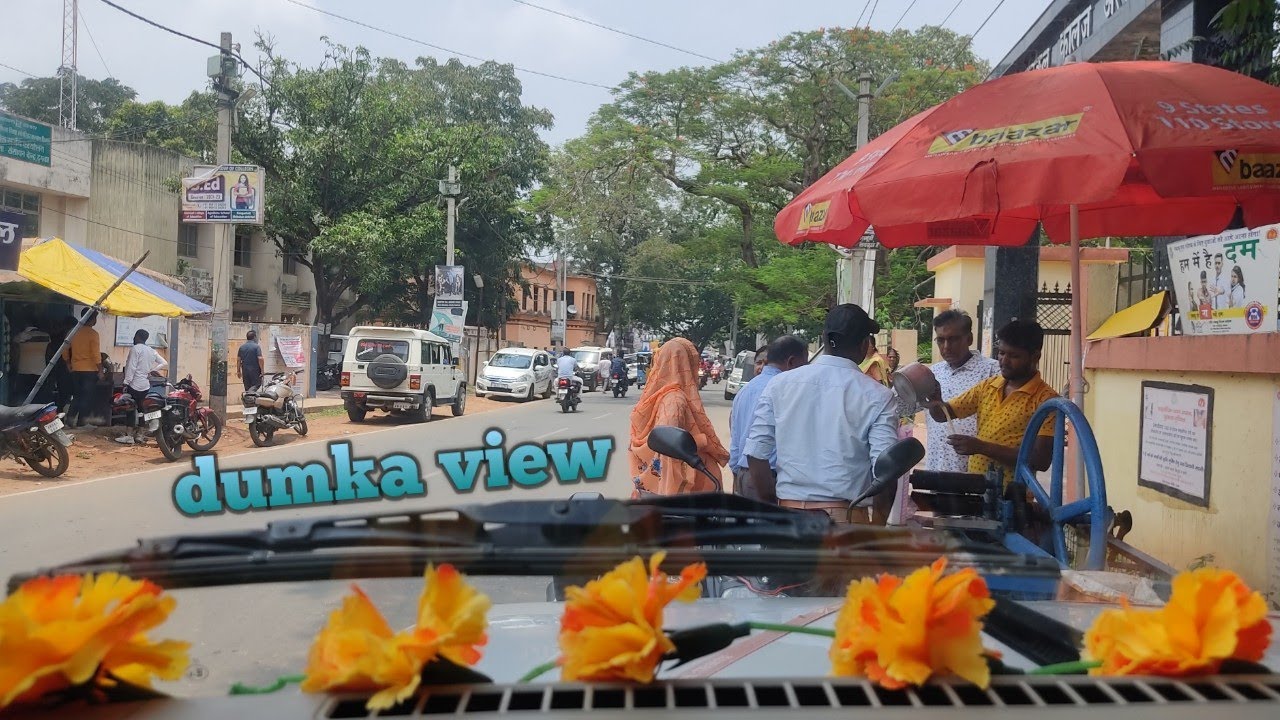 Dumka pokhra chok view!! Smart city dumka! Sub capital jharkhand ...