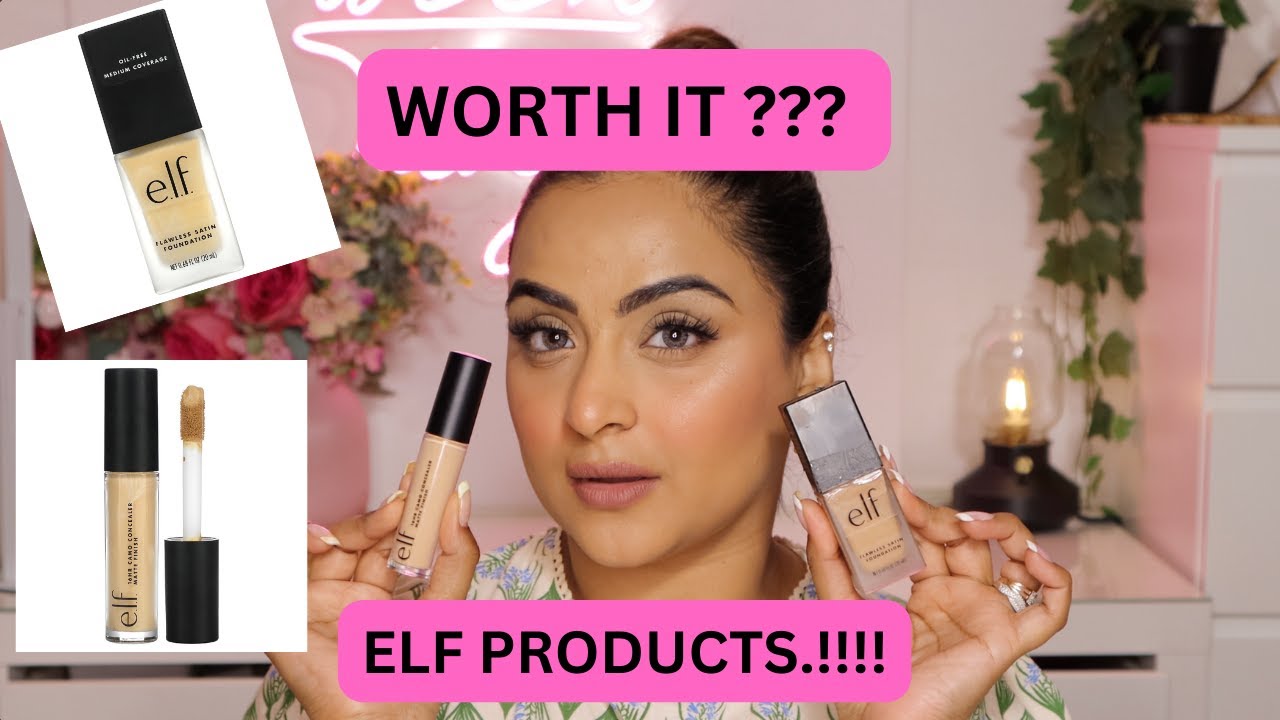 Does it live up to the HYPE?! ELF foundation and concealer application ...