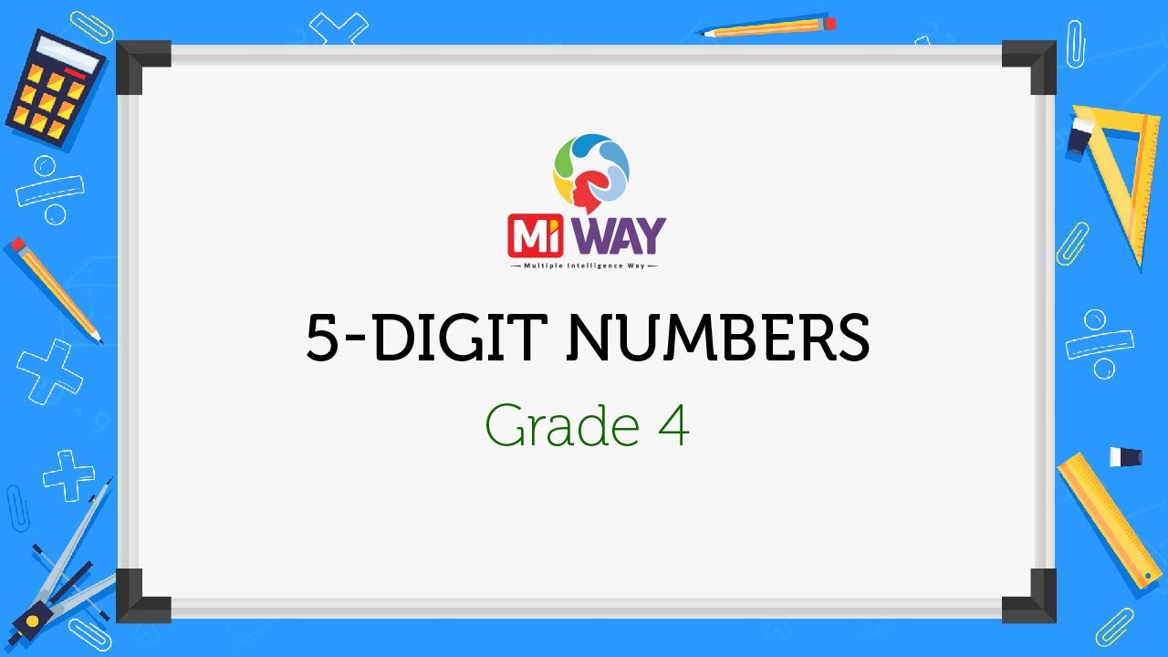 Maths Grade 4 (Unit-I LARGE NUMBERS) VOL-I - YouTube