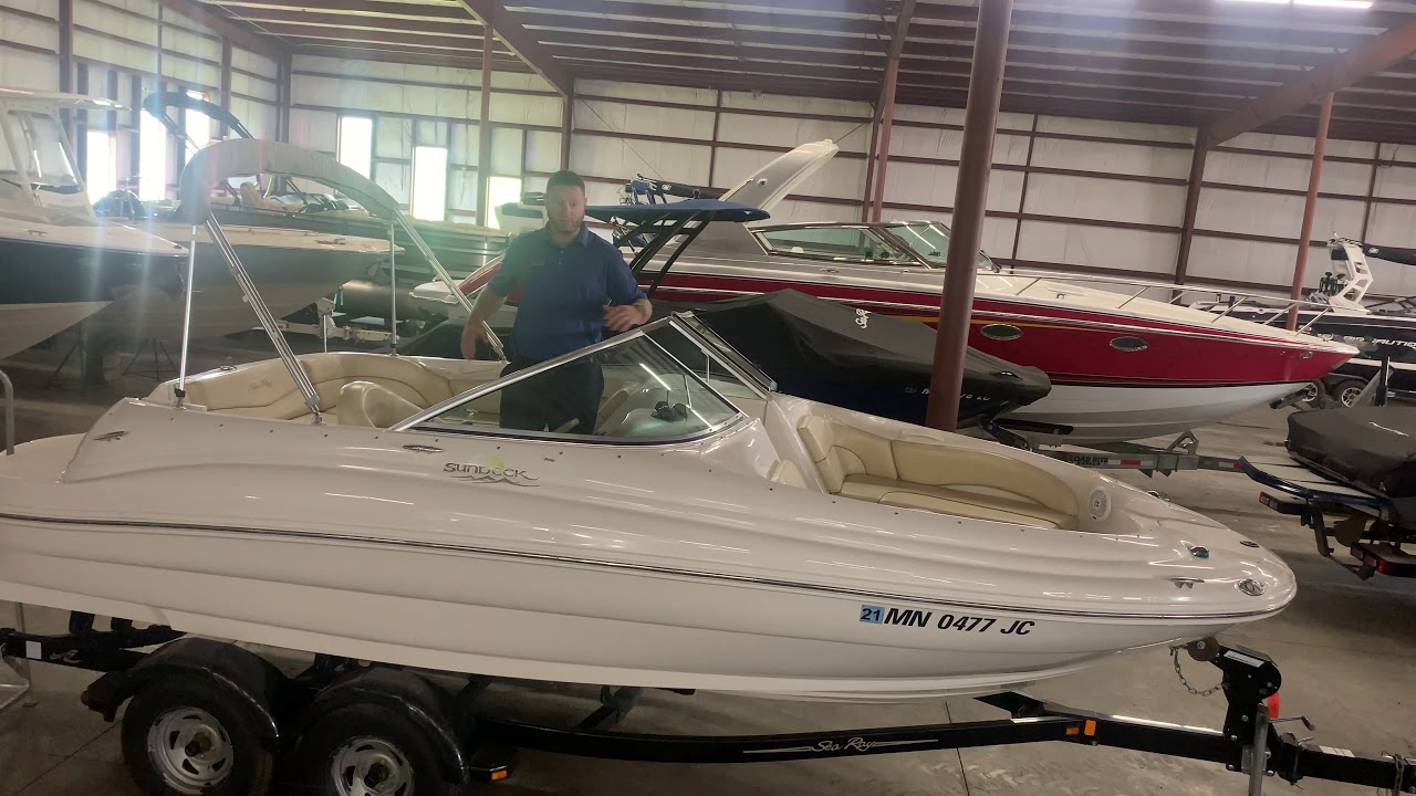 2001 Sea Ray 190 Sundeck for sale MarineMax Rogers, MN - YouTube