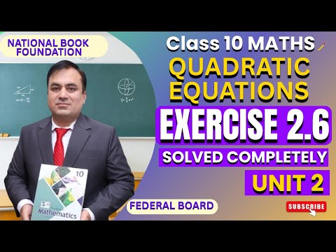 Exercise 2.6 Full Solutions | Quadratic Equations | Class 10 Math ...