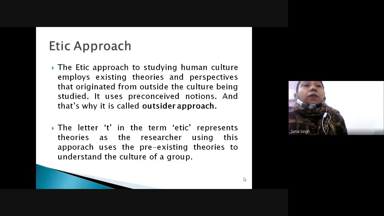 Day 15: Emic and Etic Approach, Orientations of handling Cross-cultural ...