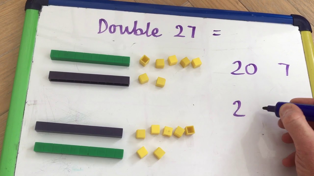 Y2 Double 2-digit numbers - YouTube