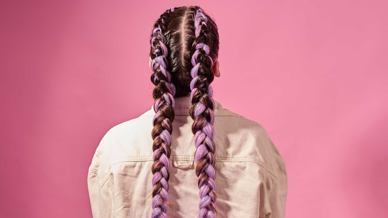 How To Create Jumbo Festival Braids | SimplyHair - YouTube