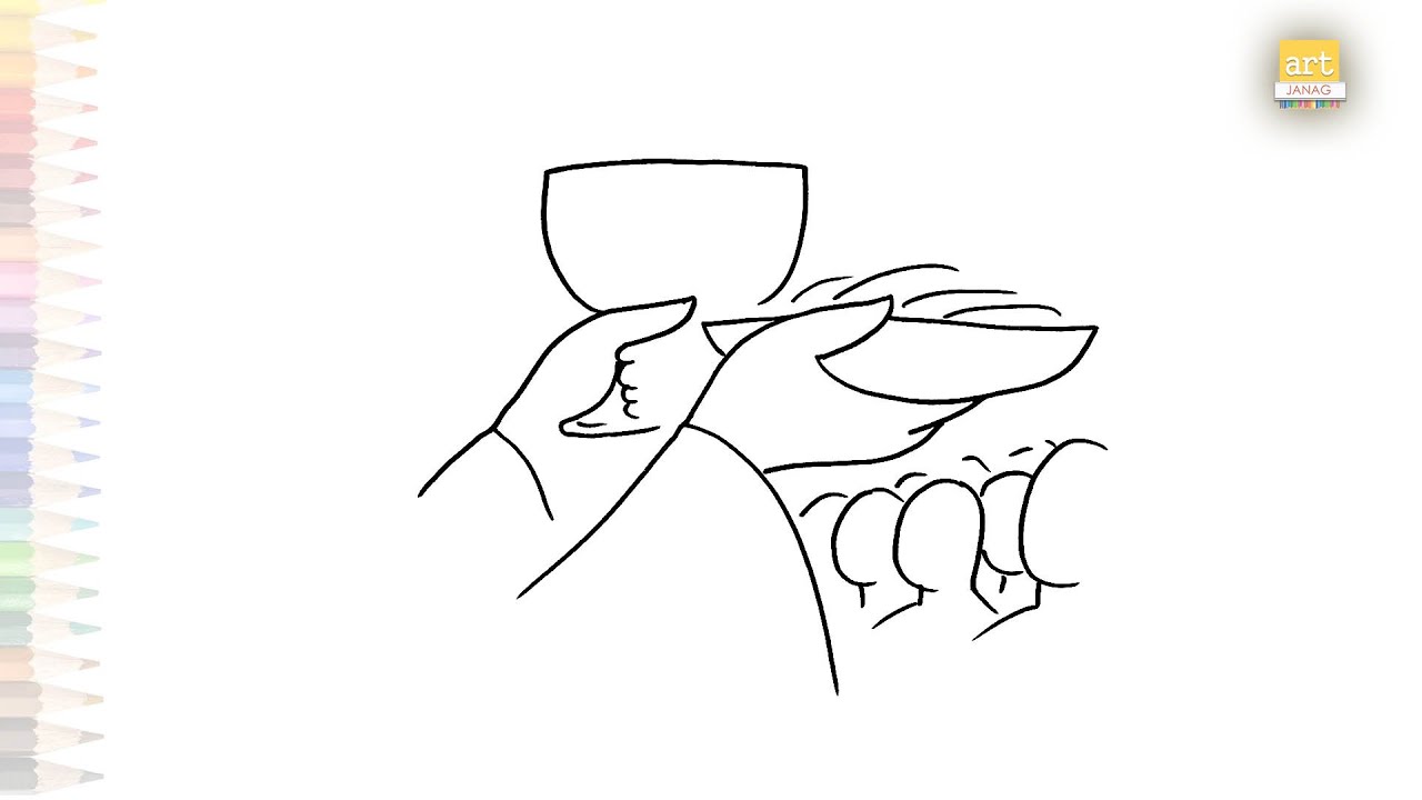 Easter Bible story drawing | Easy outline drawings | How to draw A ...