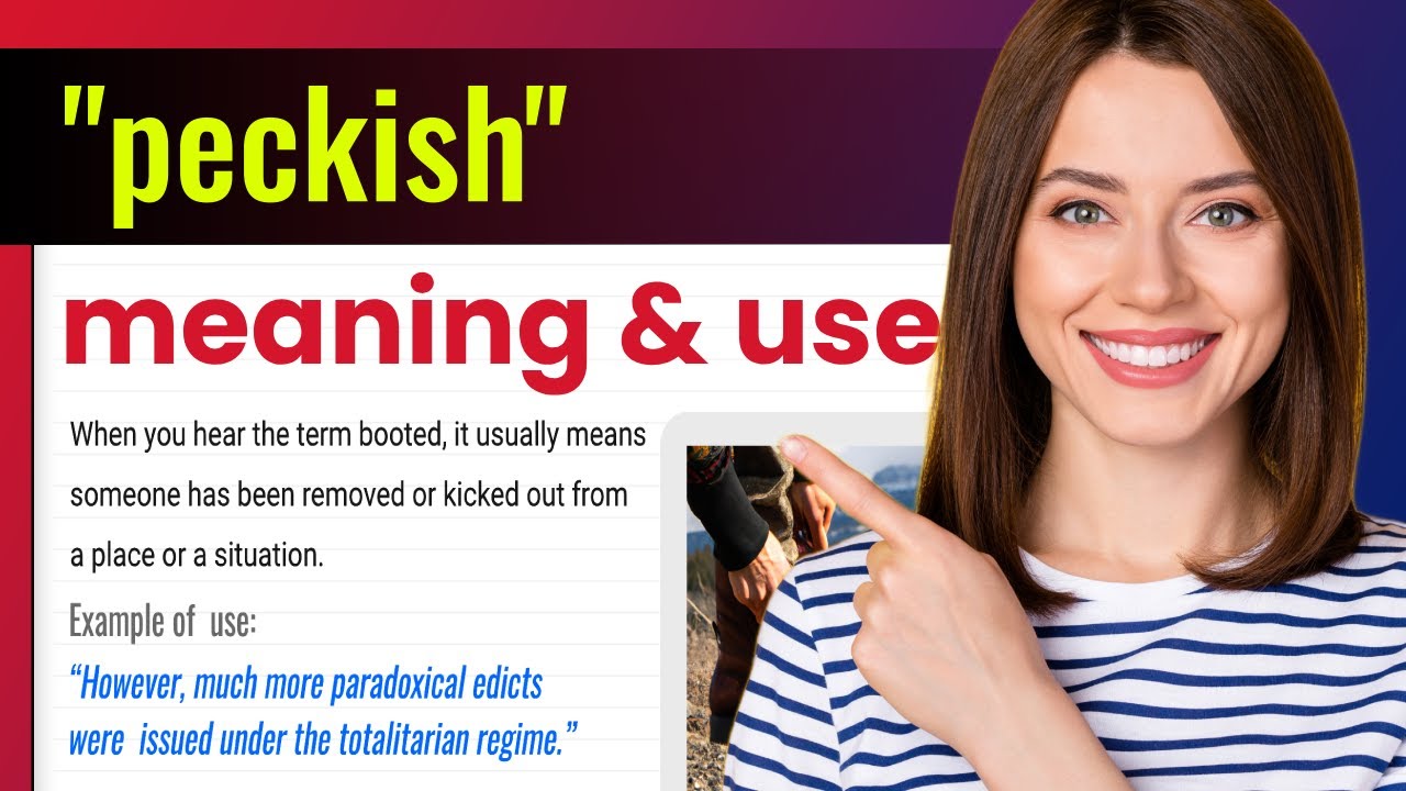 Meaning of peckish? 🍽️: Learn This Fun British English Word! - YouTube