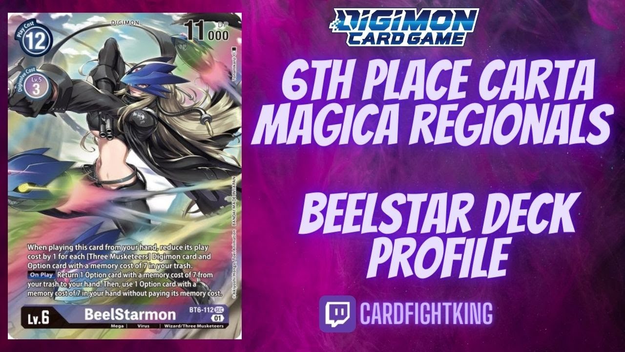 6TH PLACE CARTA MAGICA REGIONALS BT8 BEELSTAR DECK PROFILE! - YouTube