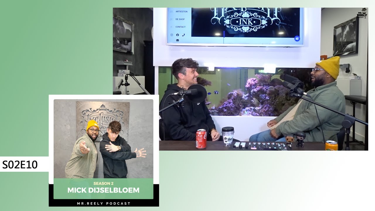 Mr.Reely Podcast: Mick Dijselbloem Tattoo artist - YouTube