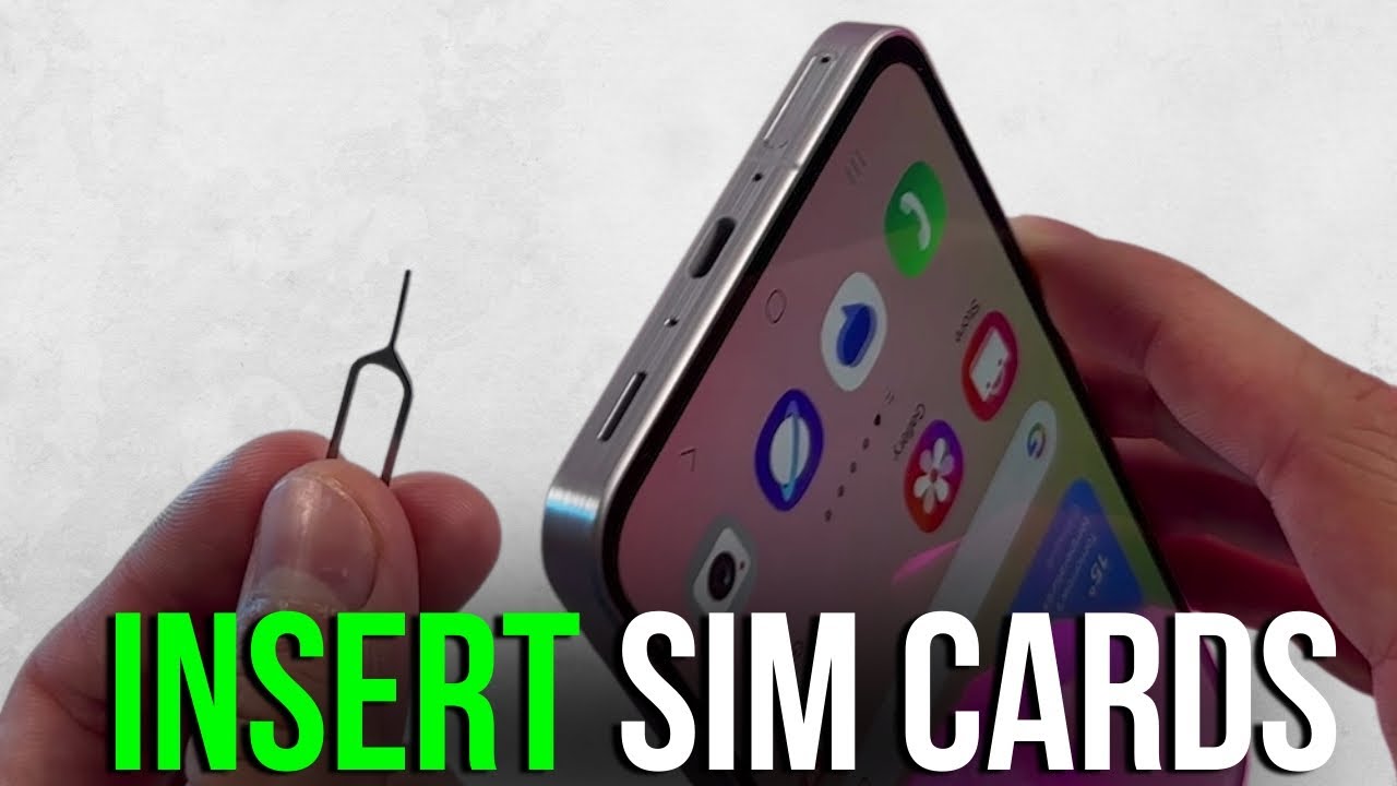 Samsung Galaxy A56 - Step-by-Step Guide to Inserting Dual SIM Cards ...