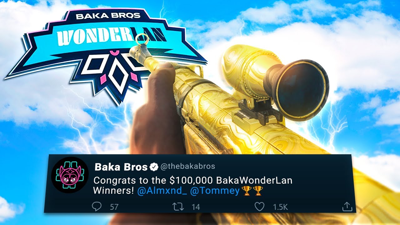 $100,000 BAKA BROS WONDERLAN CHAMPS! UNDEFEATED ON CALDERA W/ TOMMEY ...