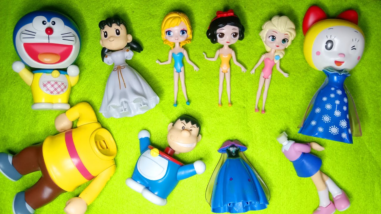 Merakit mainan princess, Hello Kitty, Doraemon, Anna Frozen, Snow white ...