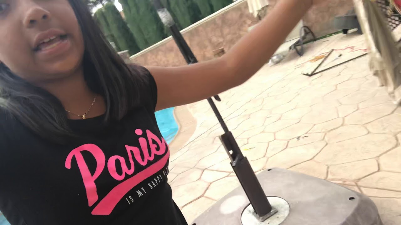 My Homemade Tether Ball Court! - YouTube