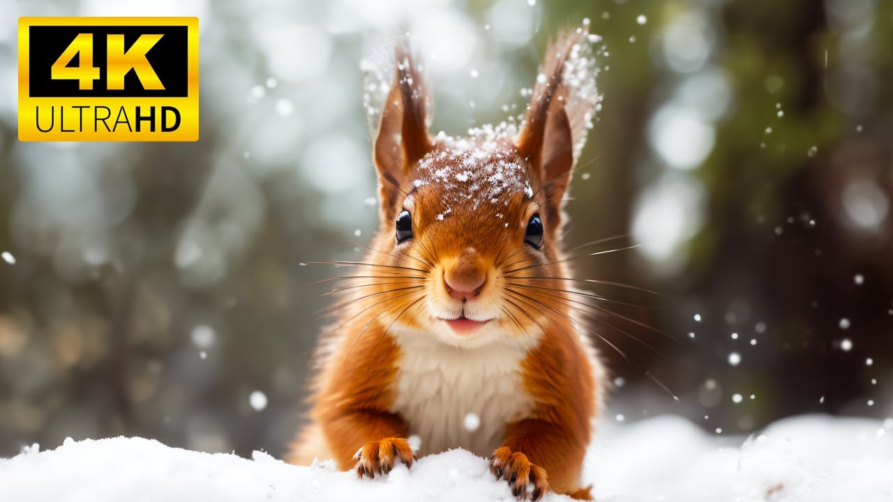 Cute Baby Animals 4K - Relaxation Film with Peaceful Relaxing Music and ...