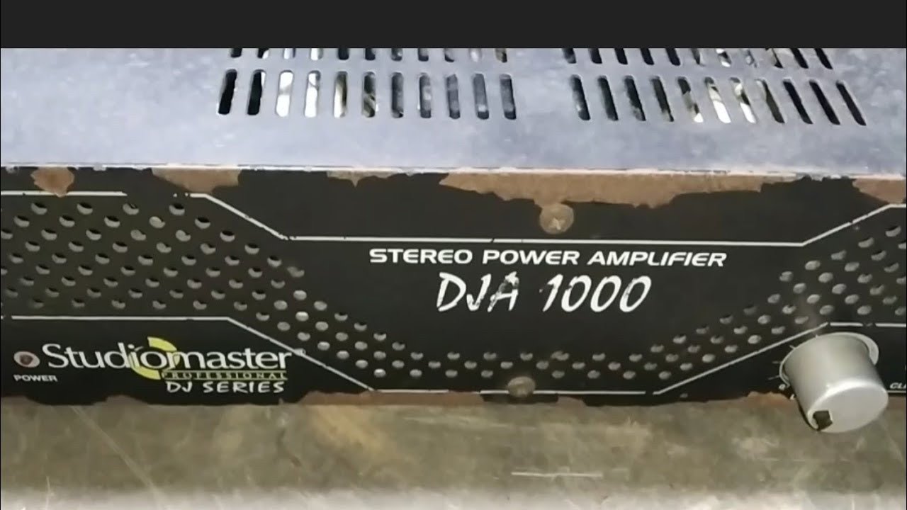 😃DAJ 1000 Studio Master Power Amplifier Repair & Testing Hindi Part 2 ...