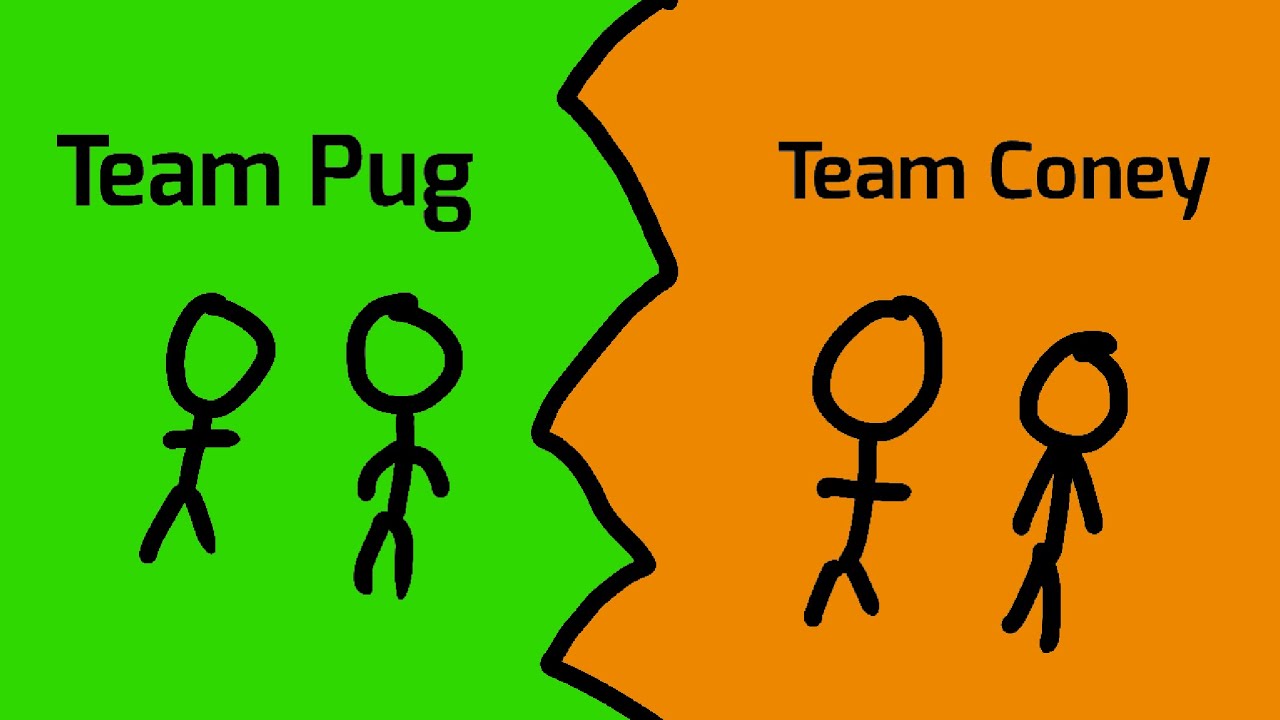 Every Member of Team Pug & Team Coney (GazzTheBoss Version) - YouTube