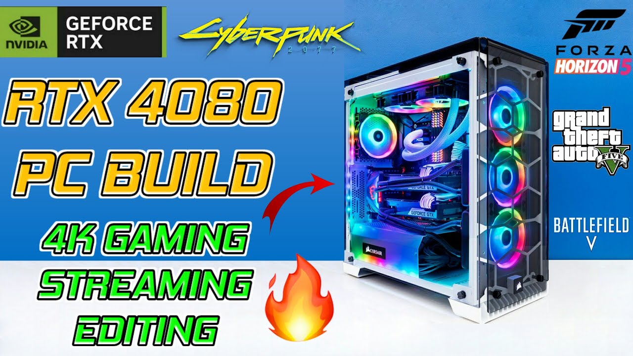 RTX 4080 PC Build // Intel i9 13900K // 4K Gaming, Streaming, Editing ...