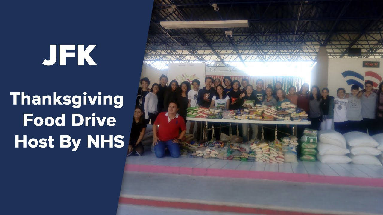 HS ThanksGiving Food Drive - YouTube