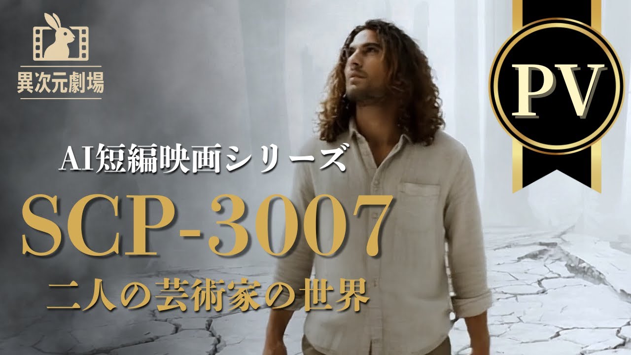 【AI短編映画】【SCP-3007の物語】 : 二人の芸術家の世界PV - YouTube