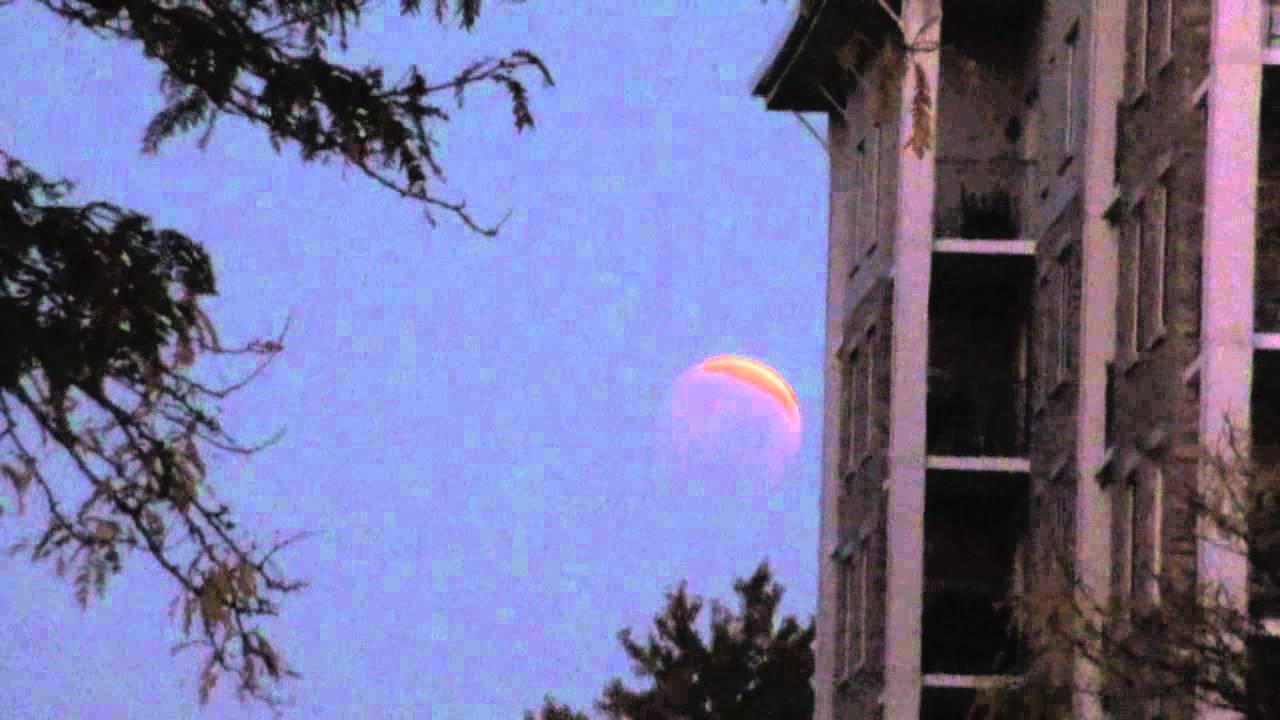 Video After Maximum Eclipse of Total Lunar Eclipse on October 8, 2014 ...