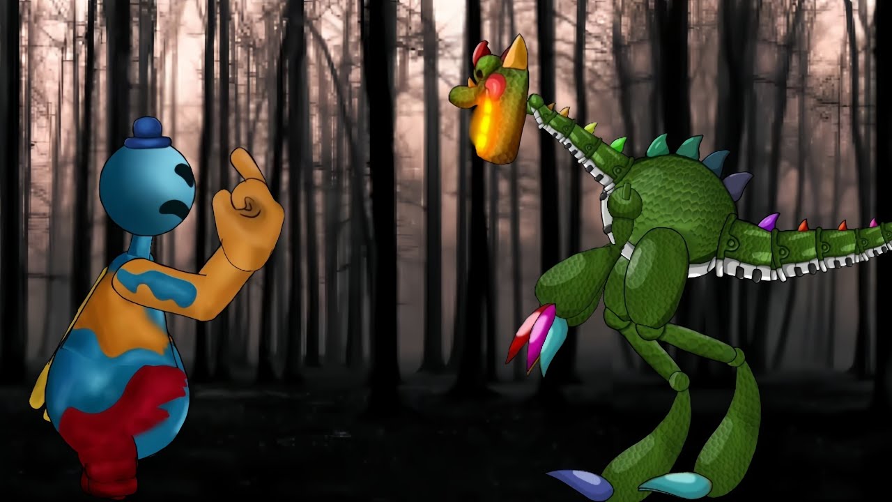 Test,, Doey The Doughman vs Pianosaurus - (DC2/Poppy Playtime Chapter 4 ...