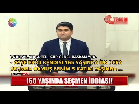 165 yaşında seçmen iddiası!