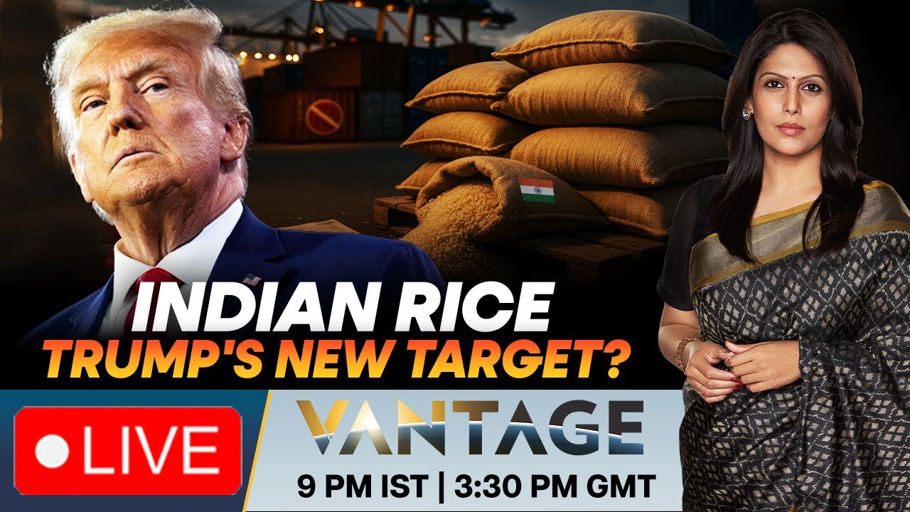 LIVE: Trump Warns of Tariffs on Indian Rice Amid Dumping Claims ...