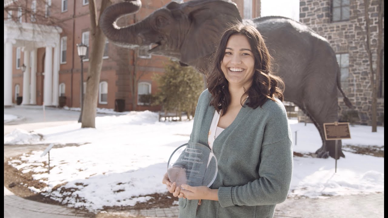 Tufts University Named 2022 Sustainability Leader - YouTube