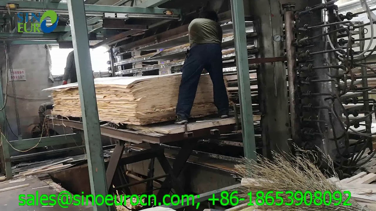 4 2M horizontal LVL hot press machine LVL production line hot press ...