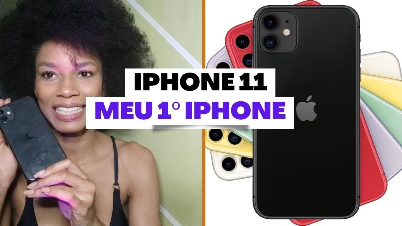 Meu PRIMEIRO IPHONE-IPHONE 11 128g(UNBOXING), Teste de CÂMERA e tudo ...