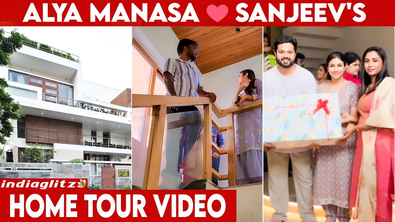Alya Manasa Sanjeev Grand House Warming Video | Home Tour | Raja Rani ...