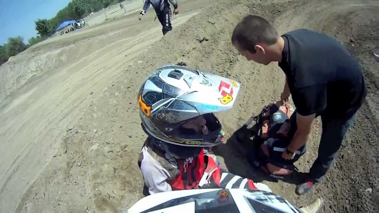 Motocross CRASH: milestone mx whoops - YouTube