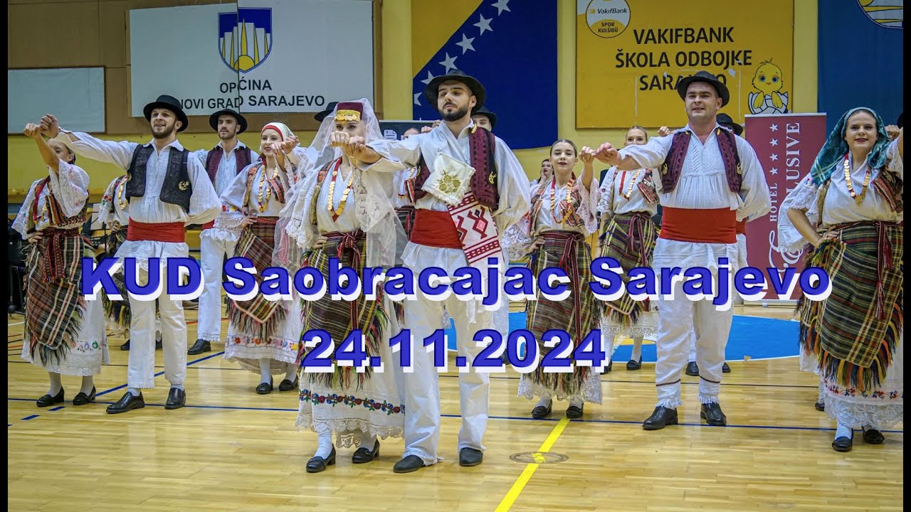 KUD Saobracajac 24.11.2024 nastup u Sarajevu za DAN DRZAVNOSTI BIH ...