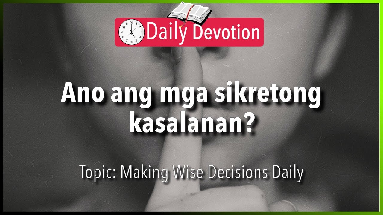 October 13: Proverbs 28:13 - Secret Sins Lead to Shameful Revelation / 365 Bible Verses - YouTube