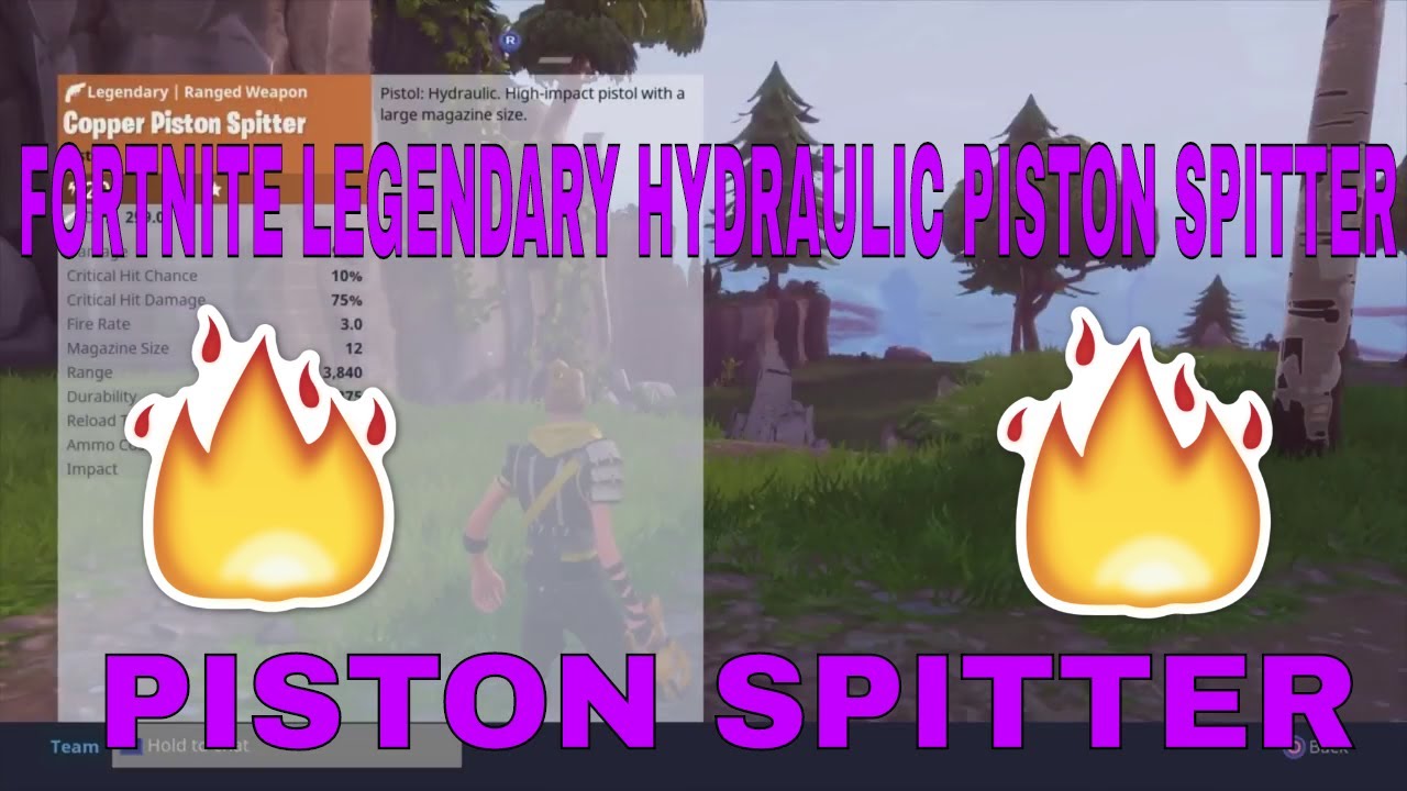 Fortnite - Legendary Hydraulic Piston Spitter | Fortnite Legendary ...