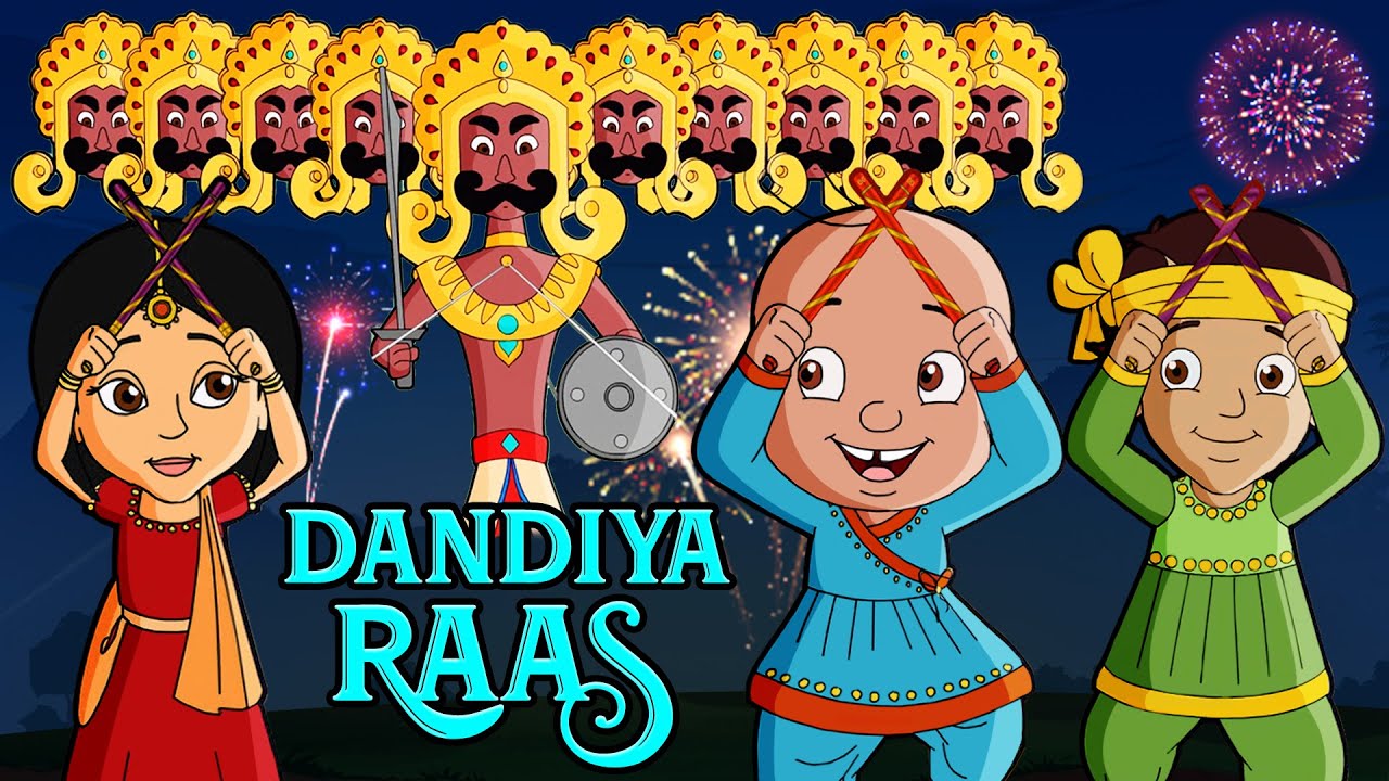 Mighty Raju - Dandiya Raas | Dussehra Special Video | Cartoons for Kids ...