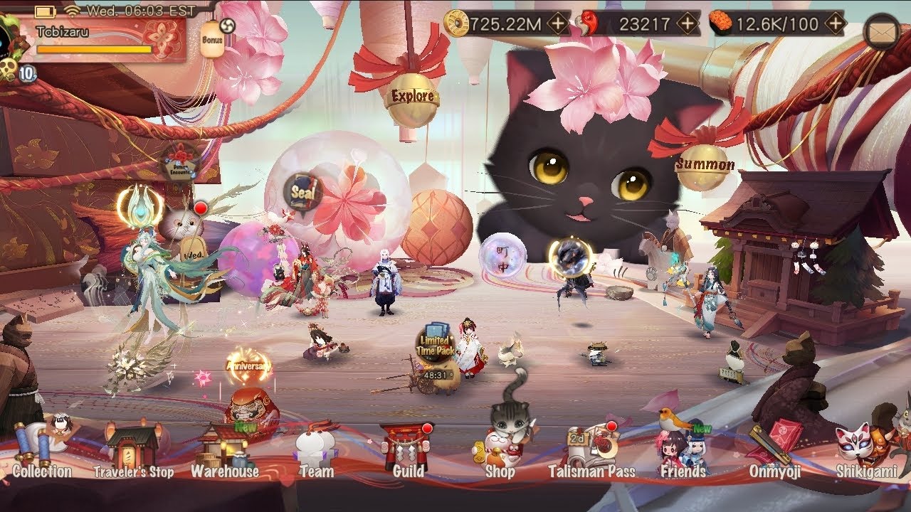 Onmyoji [Global] Sunshine Cadence - SP Kinnara and SP Hiyoribo summon ...
