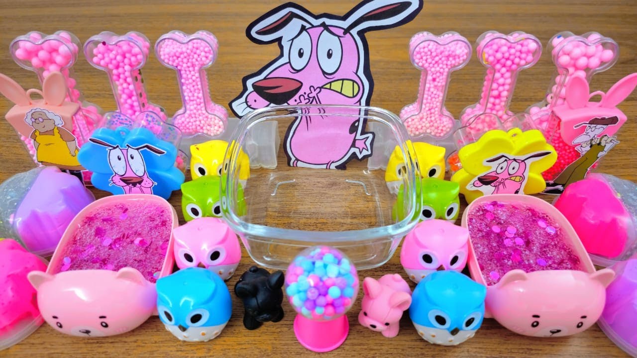 Courage the coward dog slime - Pink Perfection: Mixing Courageous Slime ...