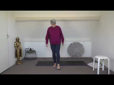 bindweefsel massage voor voet met bal