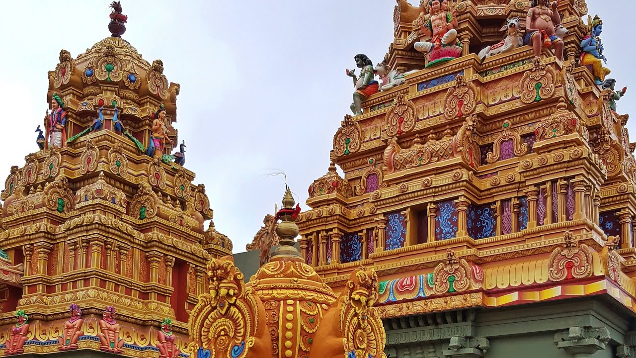 Mauritius - Port Louis, JIOI Maurice 2019, Maheswarnath Mandir - 4K ...