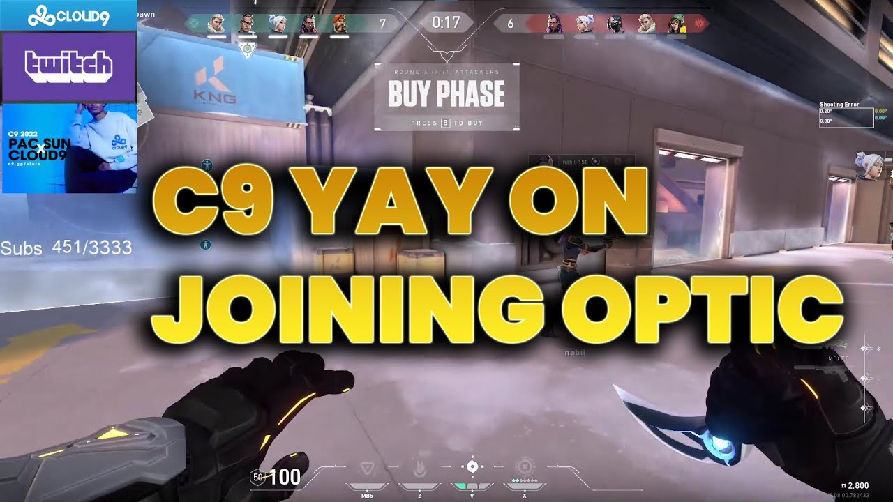 C9 Yay On Joining Possibility Of Joining Optic - YouTube