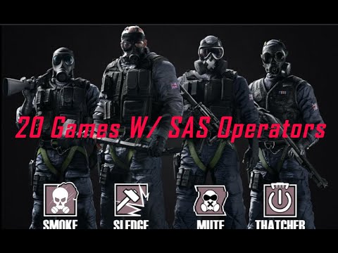I Played 20 Ranked Games on R6 Only Using SAS Operators - YouTube