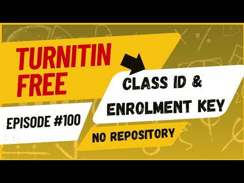 Free Turnitin Id and key use in 2025/ Episode 100 #turnitin # ...