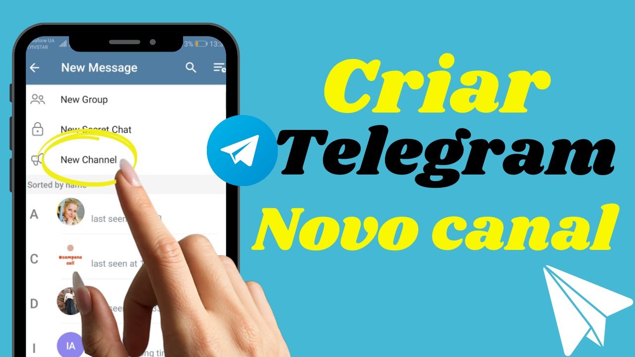 Como Criar um Canal no Telegram - Guia Completo para Iniciantes! - YouTube
