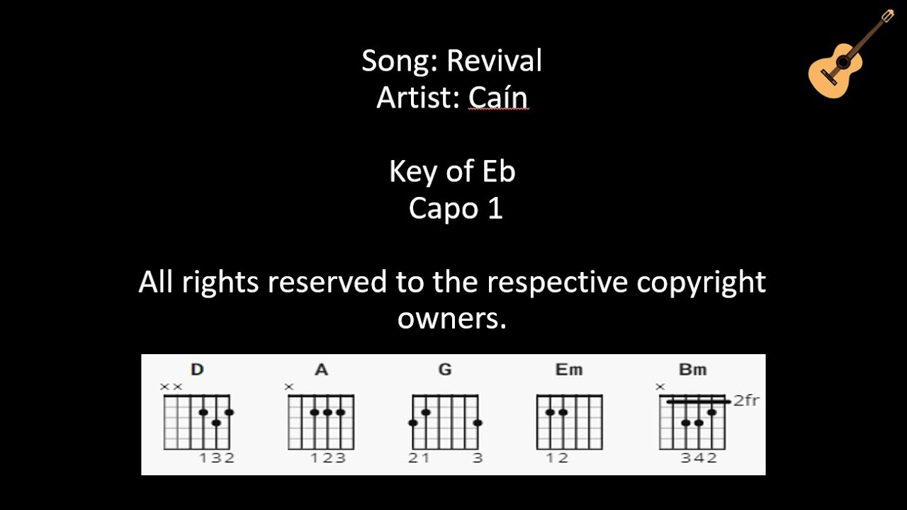 Revival by Cain / Lyrics and Chords / Capo 1 - YouTube