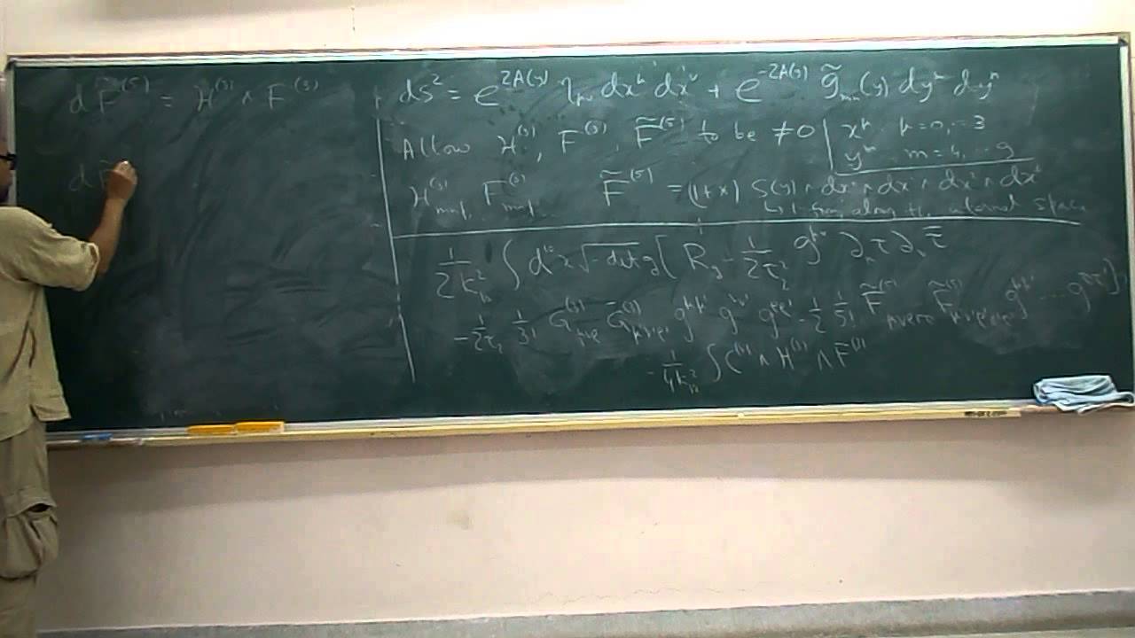 String Compactification by Ashoke Sen Lecture 15 - YouTube