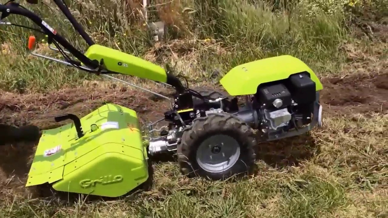 Grillo G55 Rotary Hoe - YouTube